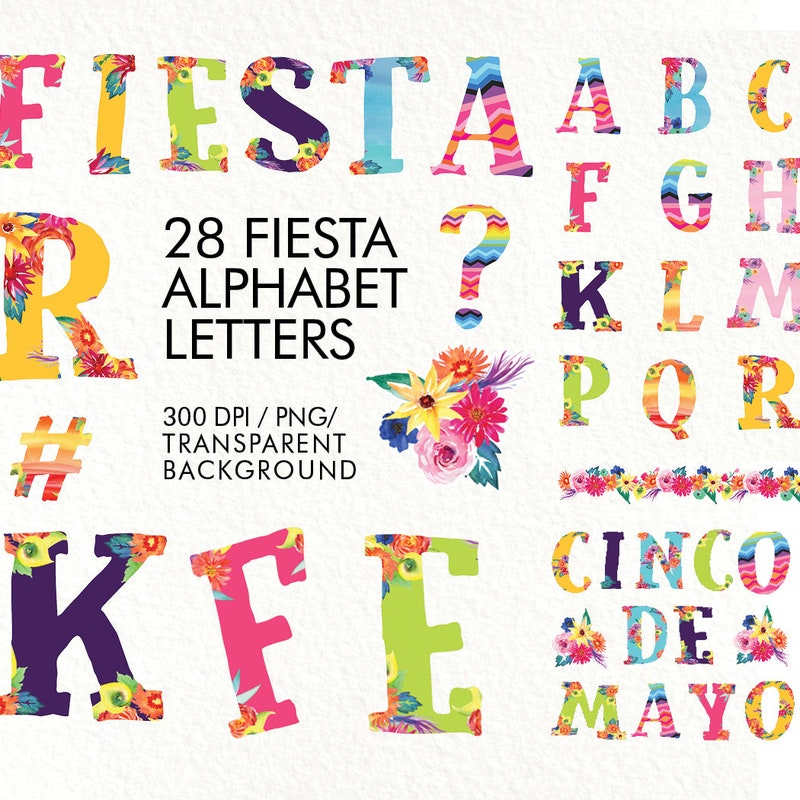 Fiesta Clip Art - Etsy