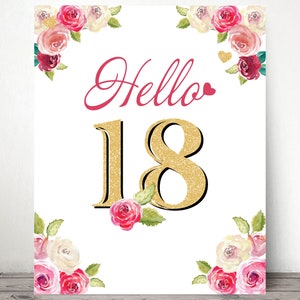 18th Birthday Signs Bundle. You Have Been Loved 18 Years. Birthday ...
