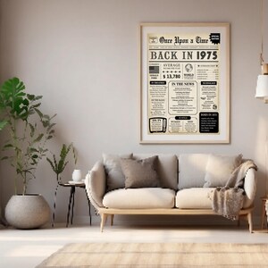 1975 in Review, 1975 the Year You Were Born, 50th Birthday Digital ...