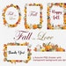 Fall Clip Art / Pumpkins and Leaves / Autumn Flowers. Fall Flowers ...