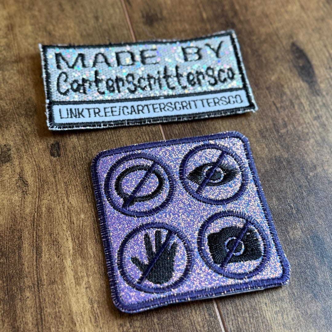 Symbols Embroidered Patch - Etsy