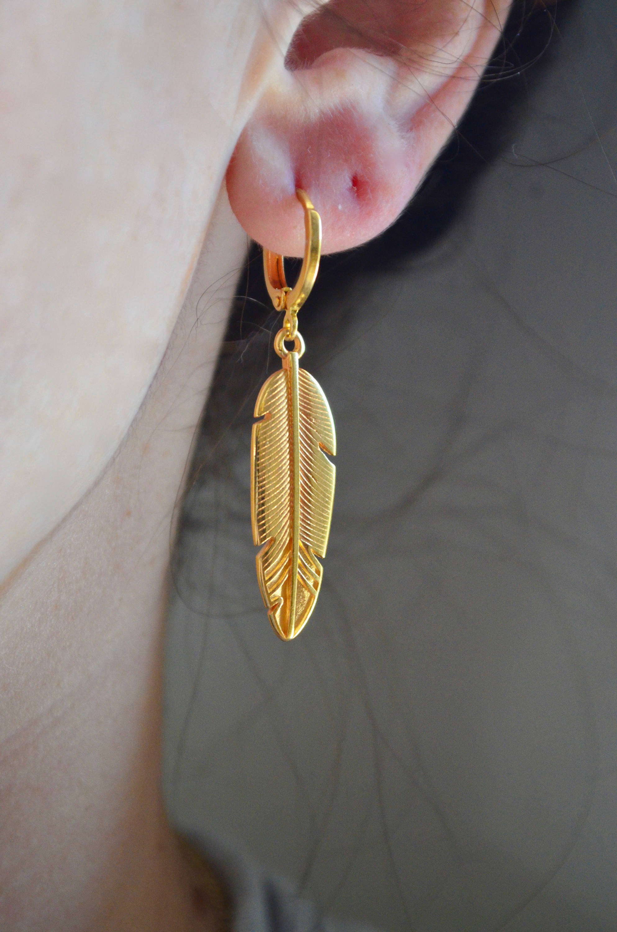 Gold Charm Hoops, Small Gold Hoops, Charm Small Hoops, Stackable Hoops ...