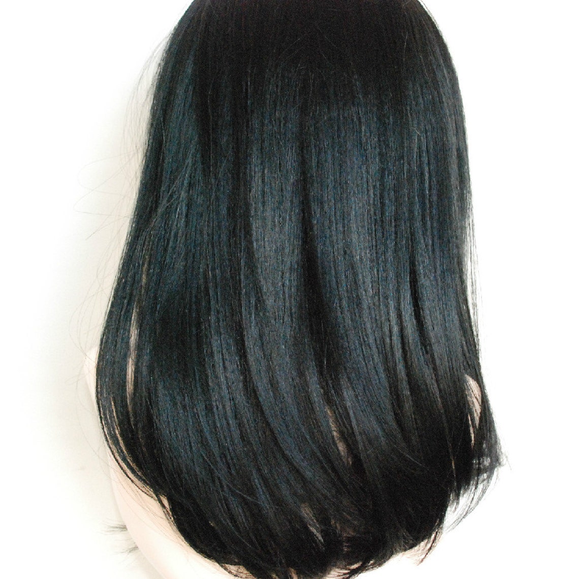 Jet Black / Long Bop Style / Heat Resistant - Etsy