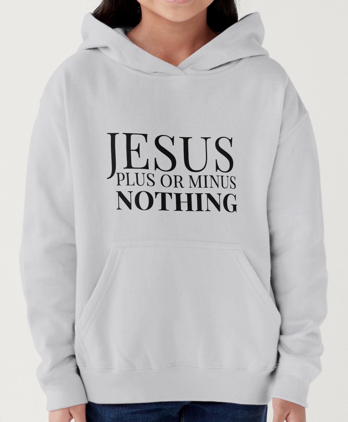 Jesus Plus or Minus Nothing PNG File Black & White Digital Download - Etsy