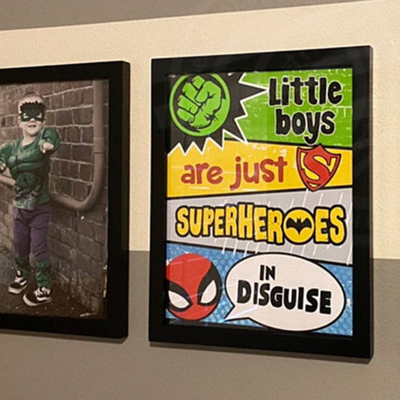 Superhero Wall Decor - Etsy