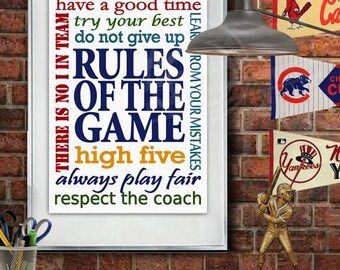Game room rules | Etsy