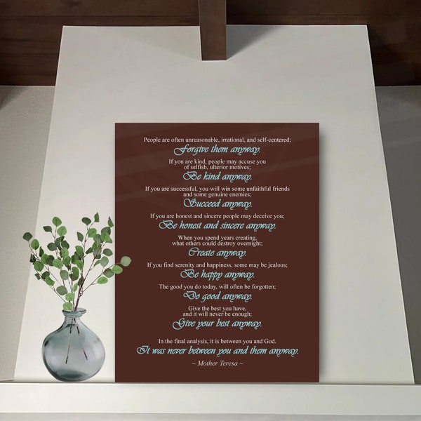 Be Kind Anyway - Etsy