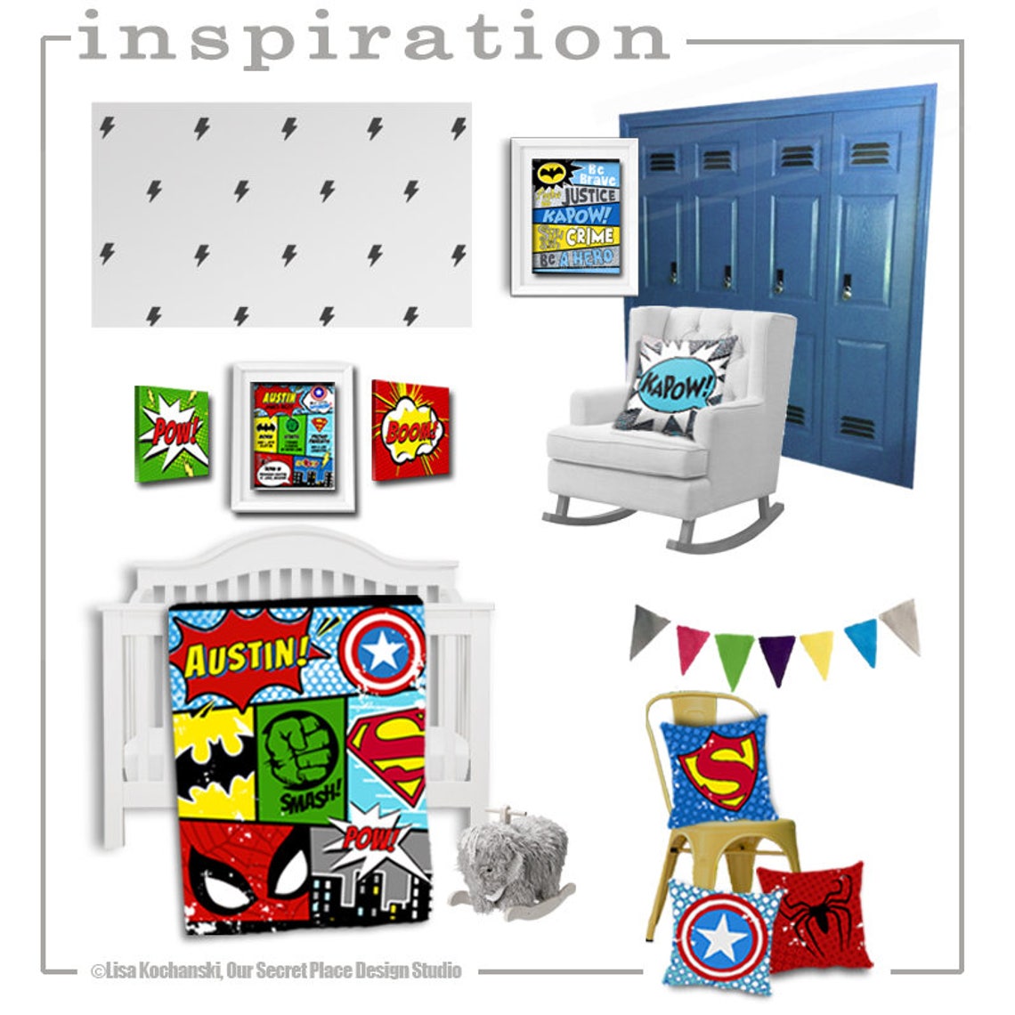 Superhero Canvas Superhero Room Decor Superhero Decor Comic | Etsy