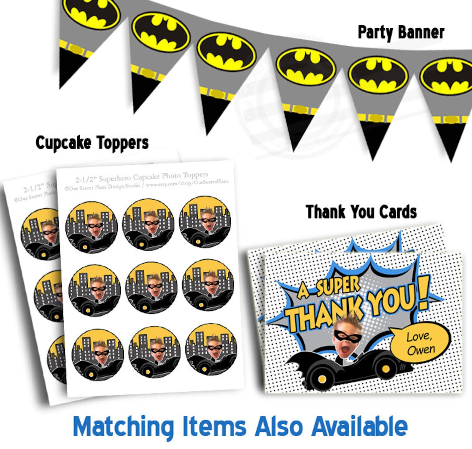 DIGITAL Superhero Photo Invitation Birthday Photo Invitation | Etsy