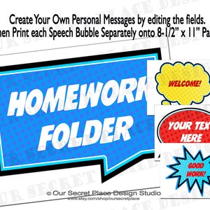 INSTANT DOWNLOAD Large Editable Classroom Signs Printable Classroom ...