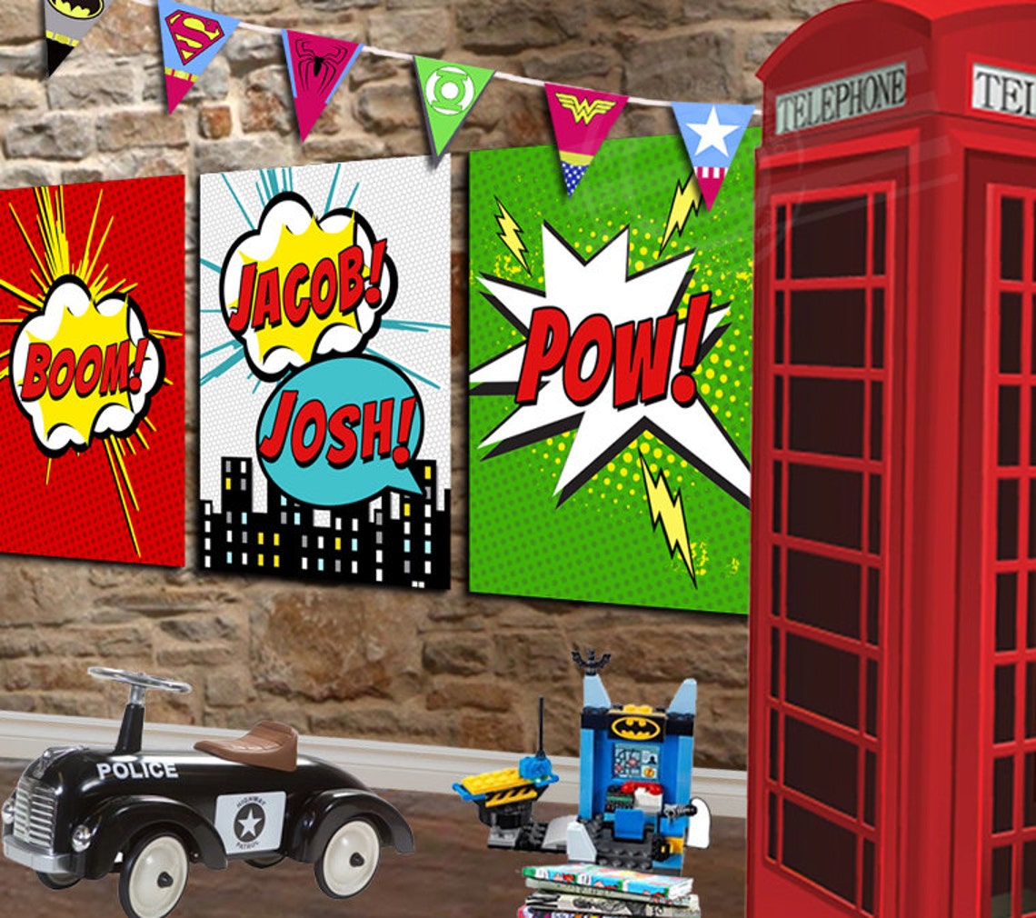 DIGITAL Kids Personalized Wall Art Nursery Name Sign Boy - Etsy