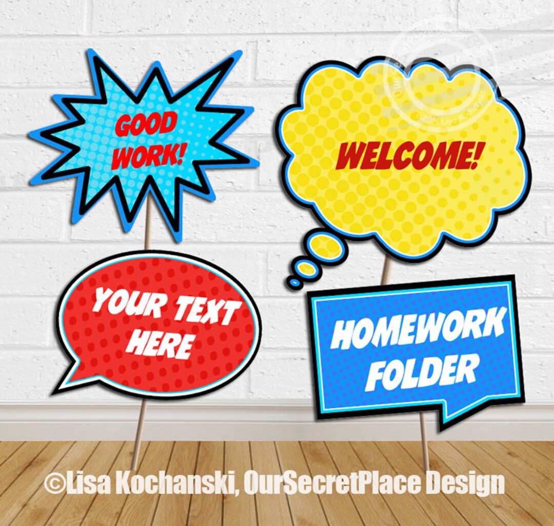 INSTANT DOWNLOAD Large Editable Classroom Signs Printable Classroom ...