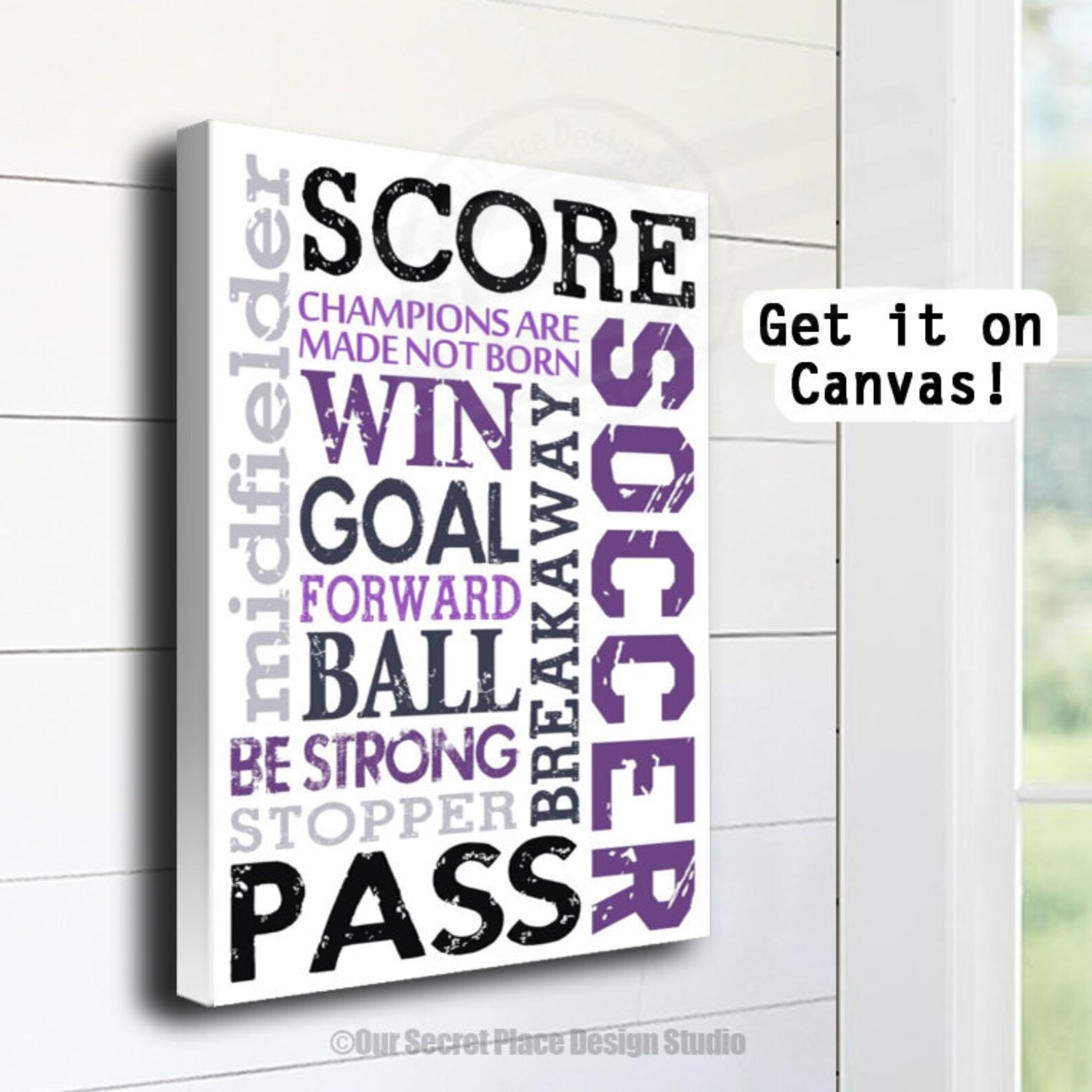 PRINT Soccer Wall Decor Soccer Wall Art Sports Decor for Boys - Etsy