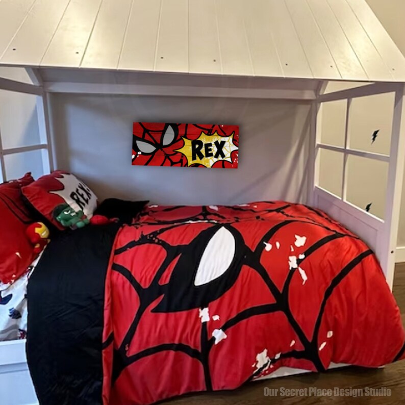 Boys Superhero Bedding Kids Bedding Kids Bedroom Comic Book Bedding ...