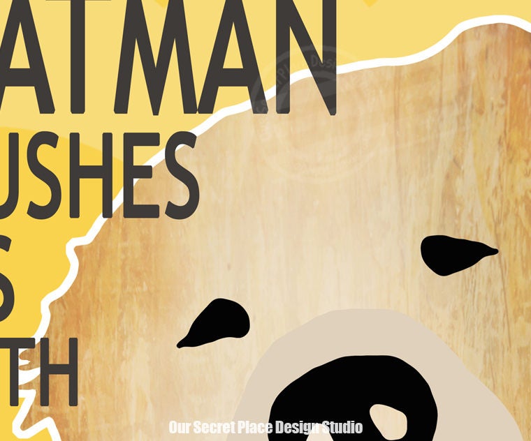 Boys Bathroom Signs Superhero Bathroom Prints Kids Bathroom - Etsy