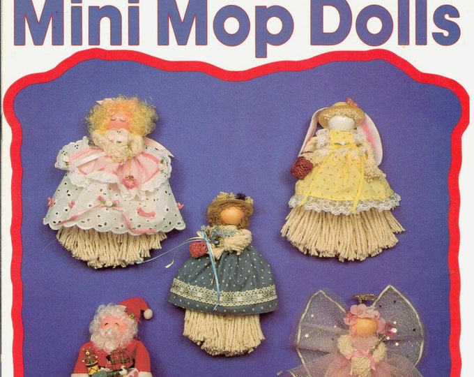 Mini Mop Dolls Doll Making Patterns Vintage Craft Book - Etsy