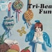 Tri-bead Fun Propeller Beads Vintage 1960's Beading Craft How to ...