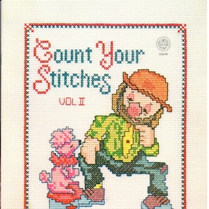 Count Your Stitches Vol II Cross Stitch Patterns Vintage Craft Book - Etsy