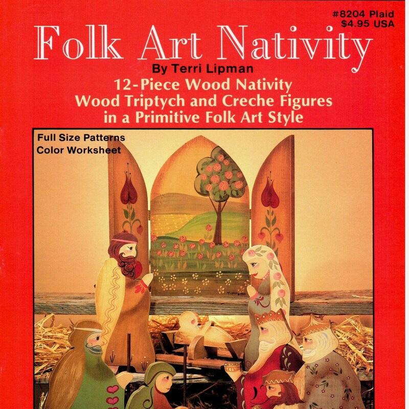 Primitive Nativity Pattern - Etsy