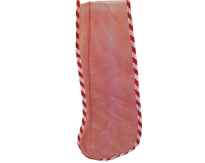 Pack of 10 Red Mesh Net 18 X 6 Christmas Stockings for Toys, Candy ...