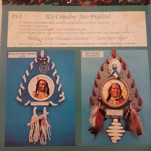 Pride of the Tribe Indian Chief Southwest Craft Project Kit Native ...