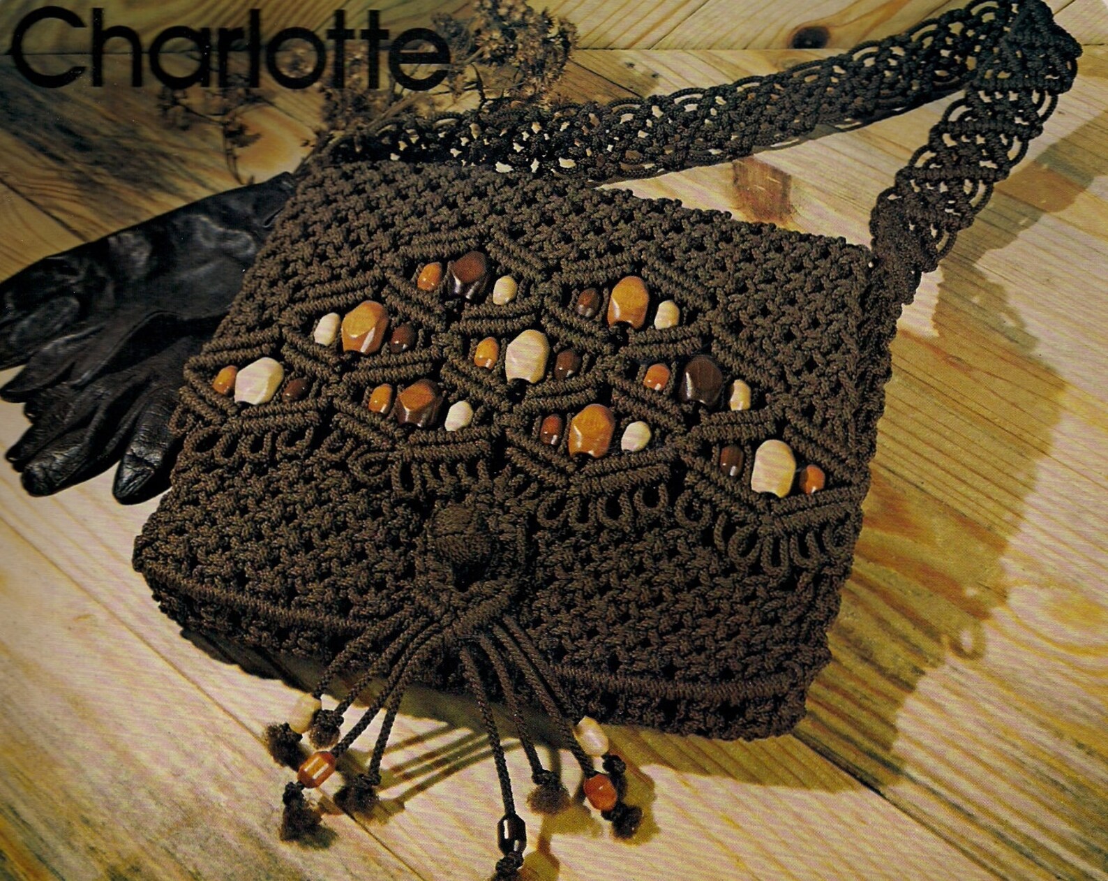 Vintage Purse Strings Vol. 2 Macrame Handbag Patterns - Etsy