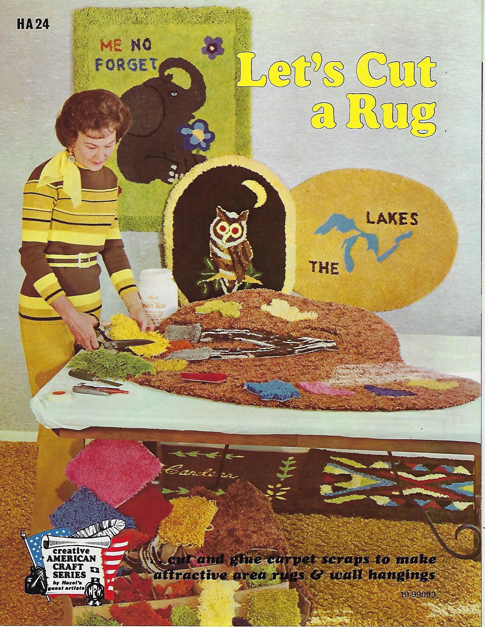 Let's Cut a Rug Vintage Rug Making With Carpet Scraps - Etsy