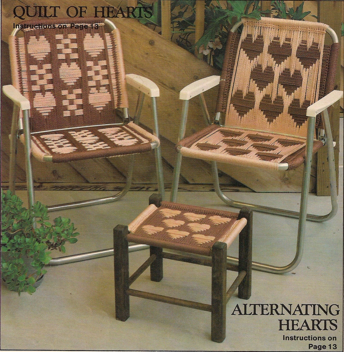 PDF ONLY - Country Comfort in Macrame Chairs - Downloadable Patterns ...