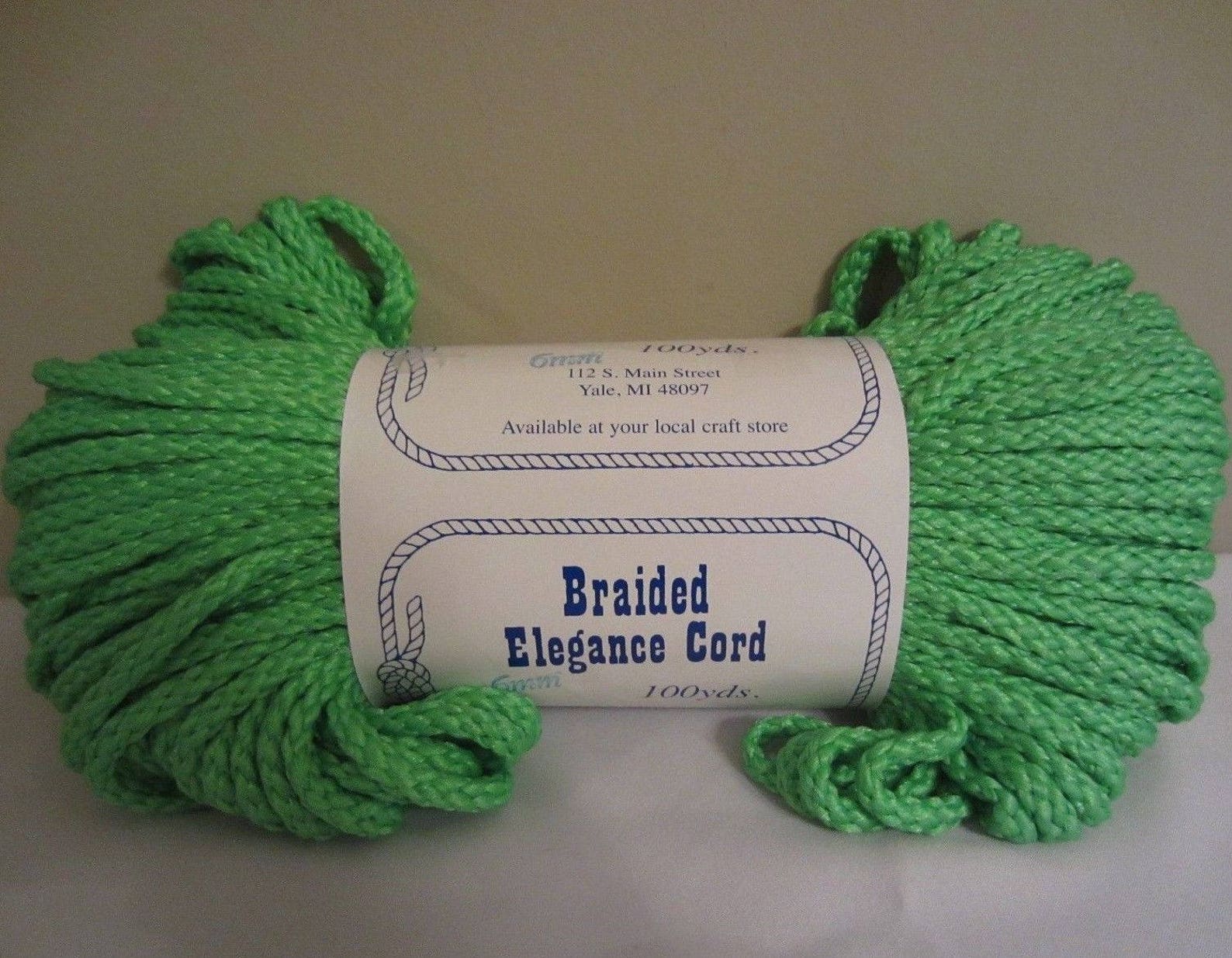 6mm Parrot Green Braided Elegance Macrame Craft Cord 100yd - Etsy