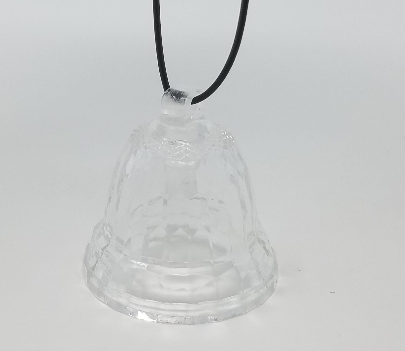 Pack of 12 Clear Faceted Acrylic Plastic Bells for Christmas - Etsy