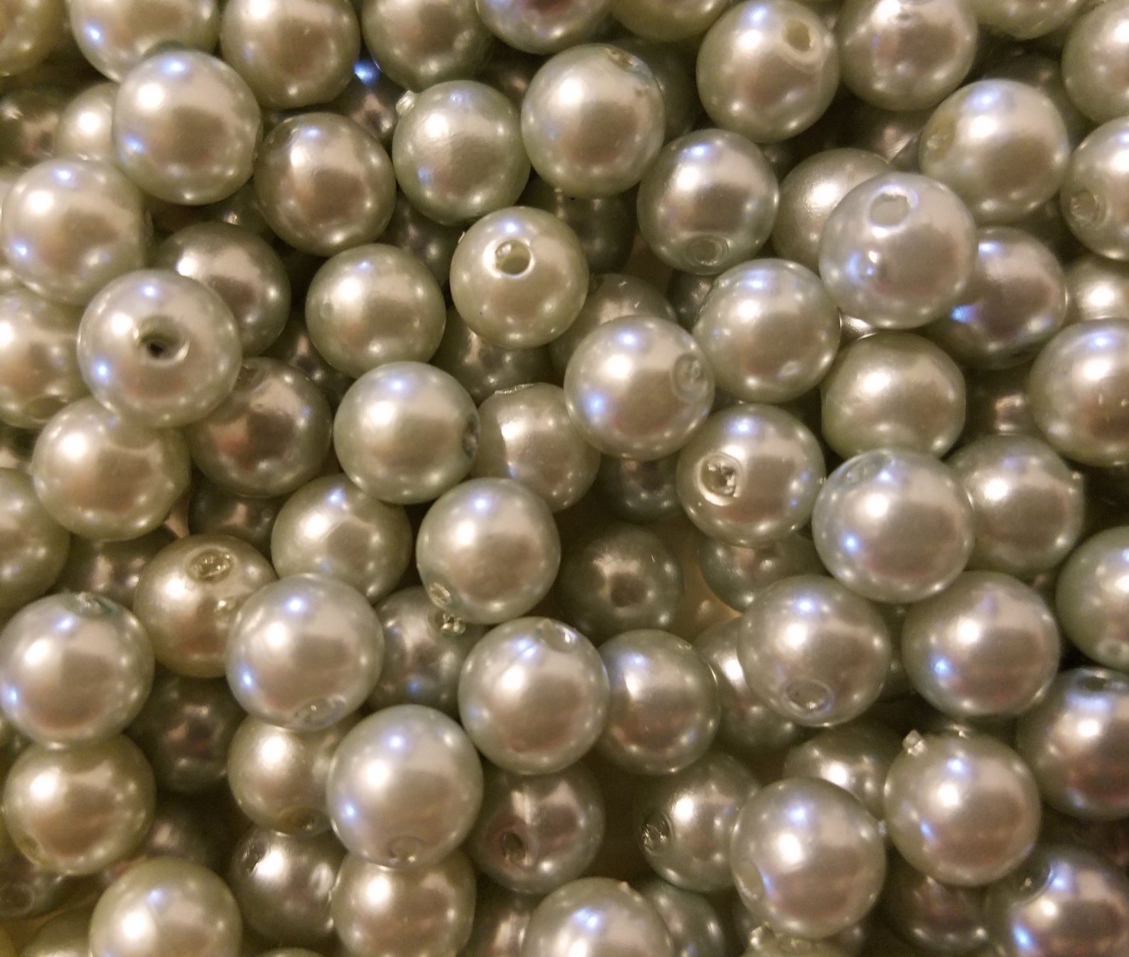 Lot of 350 Loose Artificial Plastic Pearls 8mm Round Pastel - Etsy