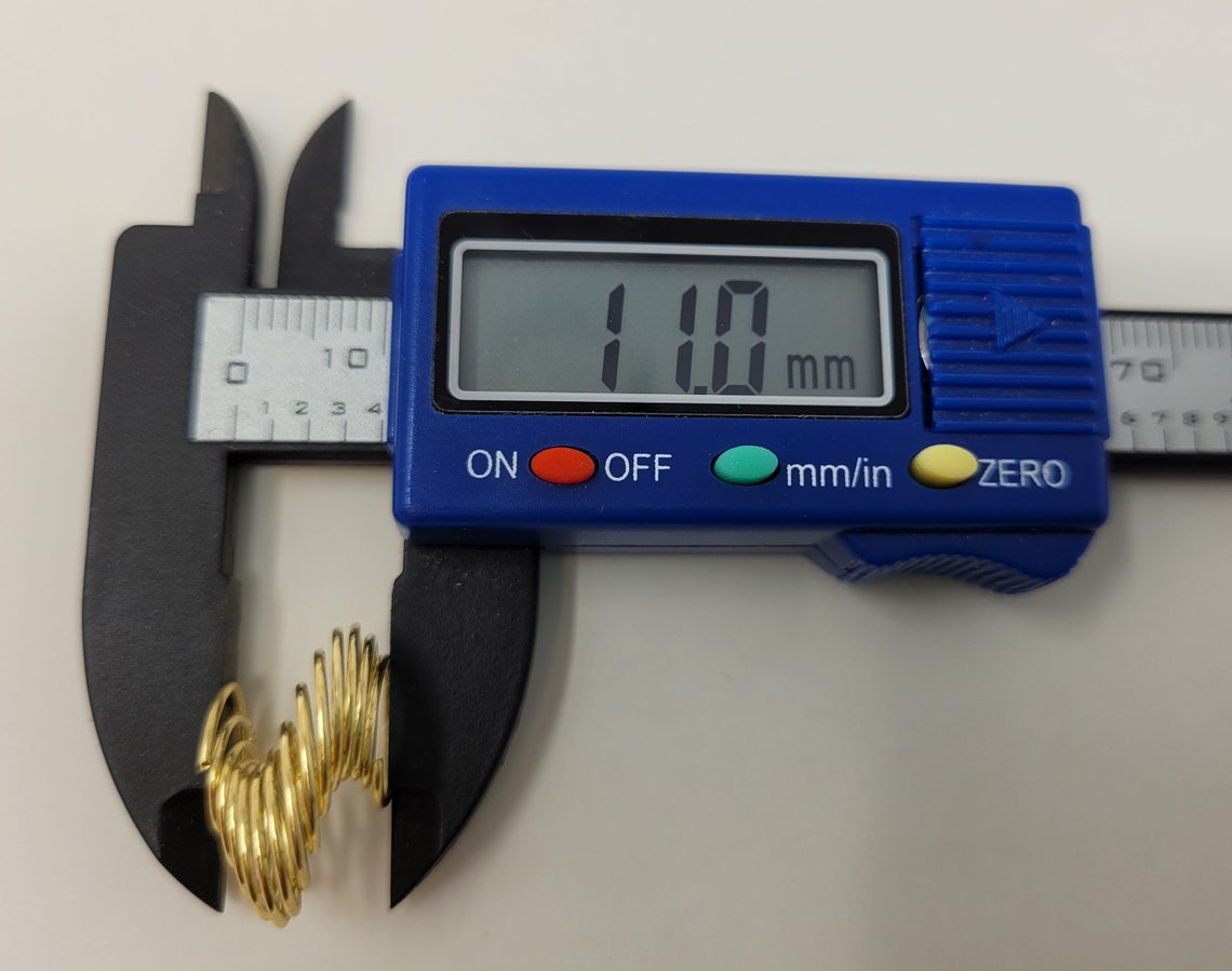 20 Pcs Gold Metal Coil Spring Spiral Craft Beading Jewelry - Etsy