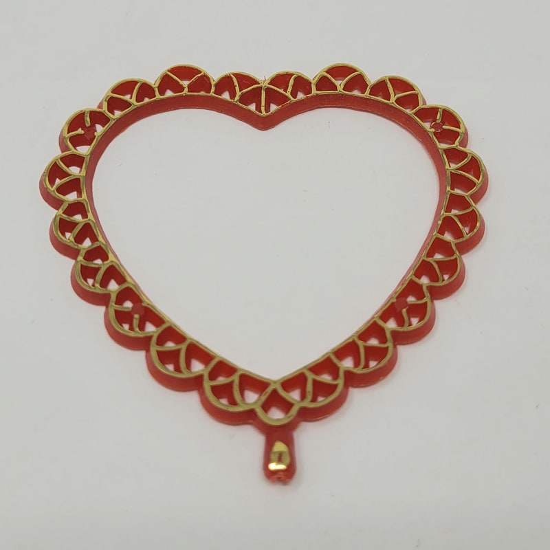 Vintage Plastic Red Heart - Etsy