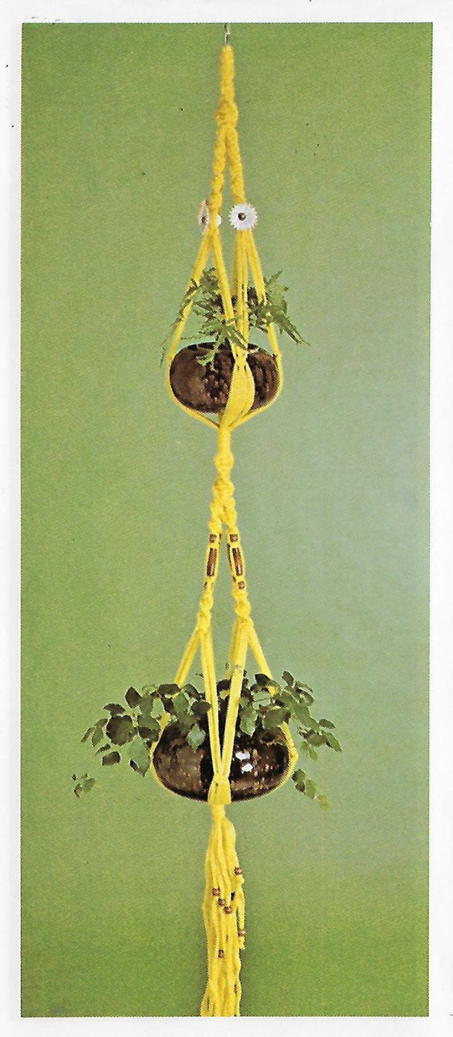 PDF ONLY - the 1977 Macrame Craft Calendar Book Downloadable Patterns ...