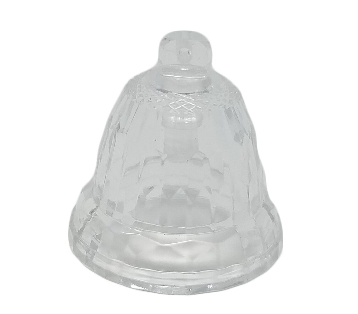 Pack of 12 Clear Faceted Acrylic Plastic Bells for Christmas - Etsy
