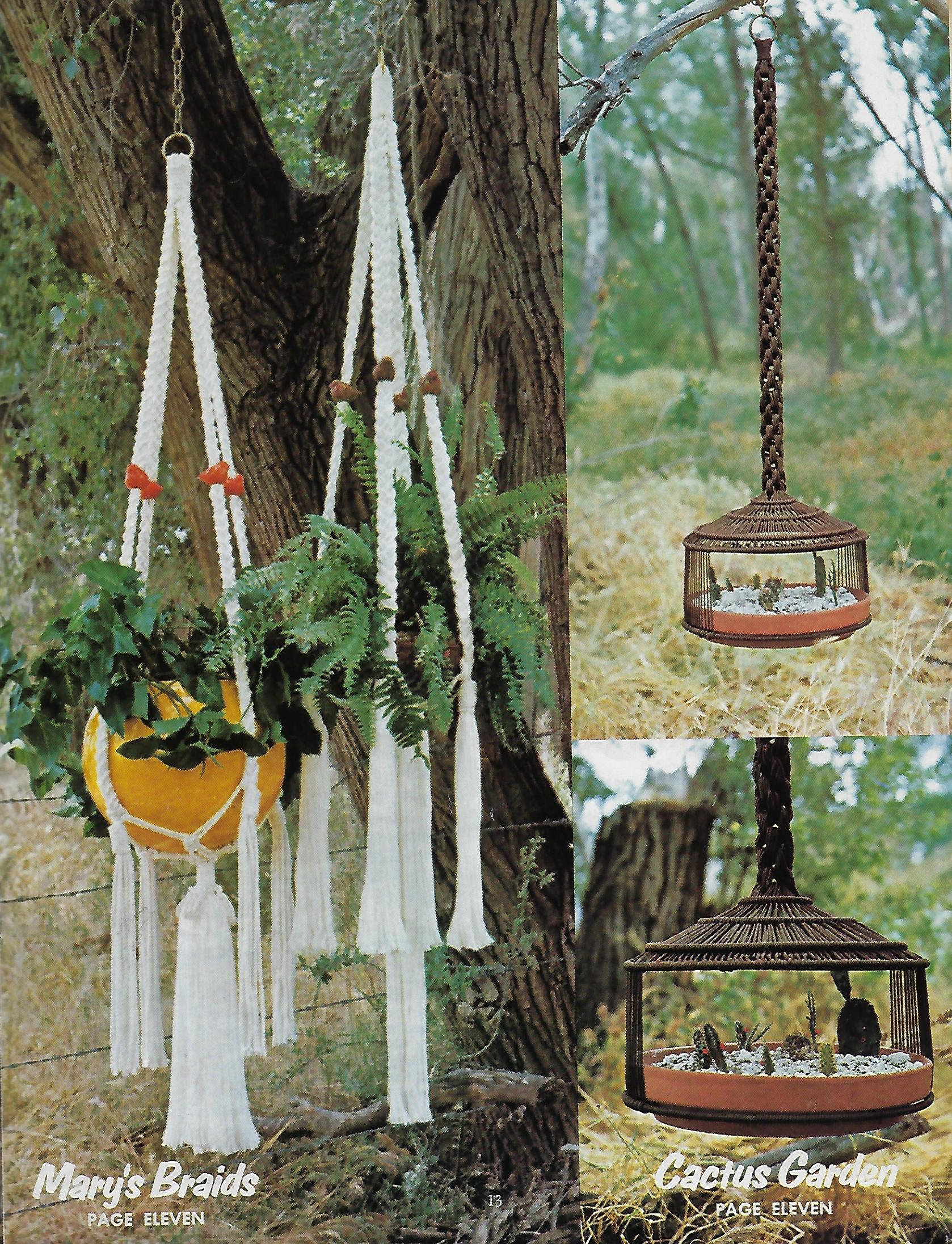 PDF ONLY Macrame Unlimited Hanging Tables Greenhouse & | Etsy