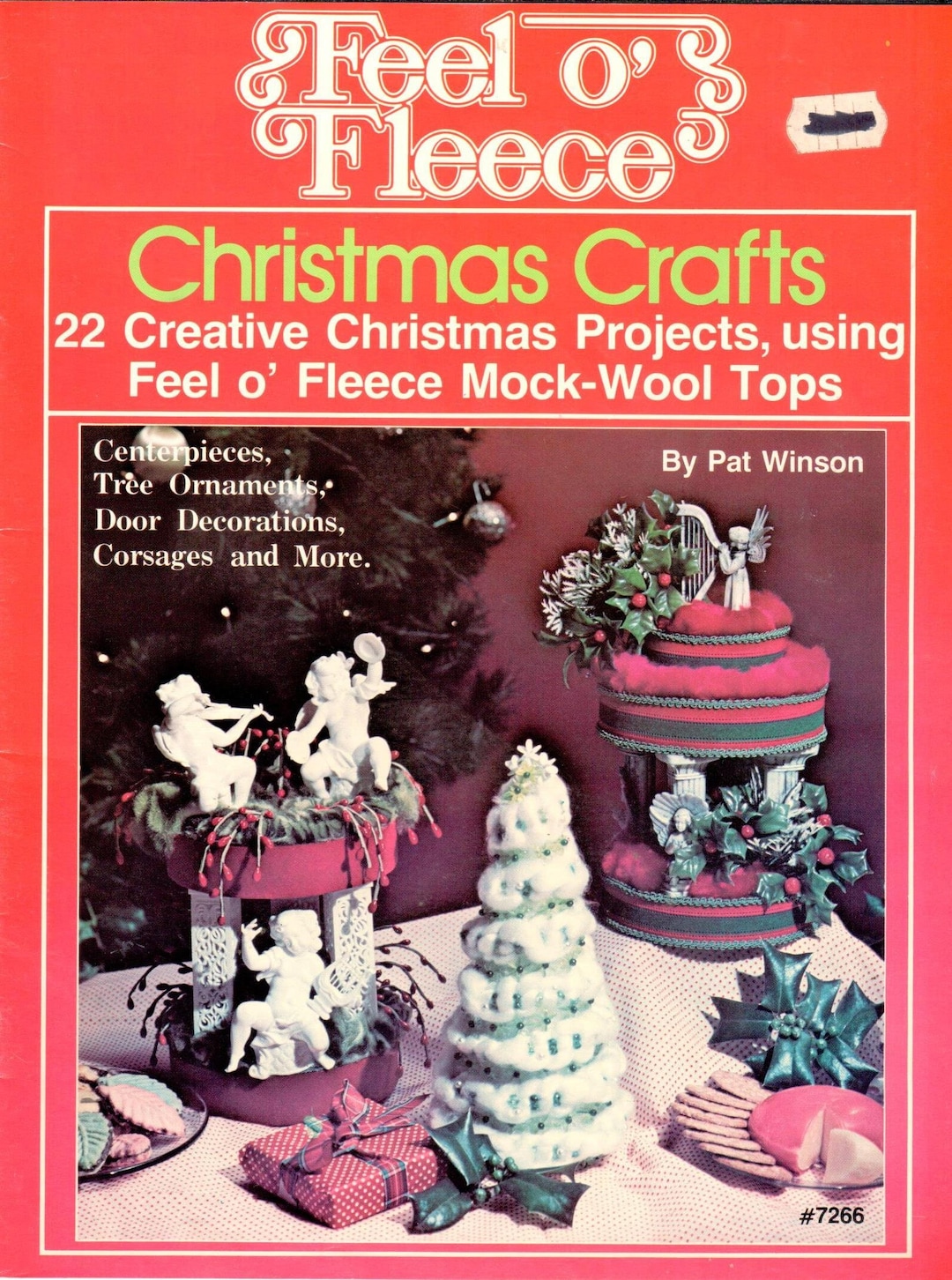 Feel O' Fleece Christmas Crafts Vintage 1970's Home Decor Projects ...