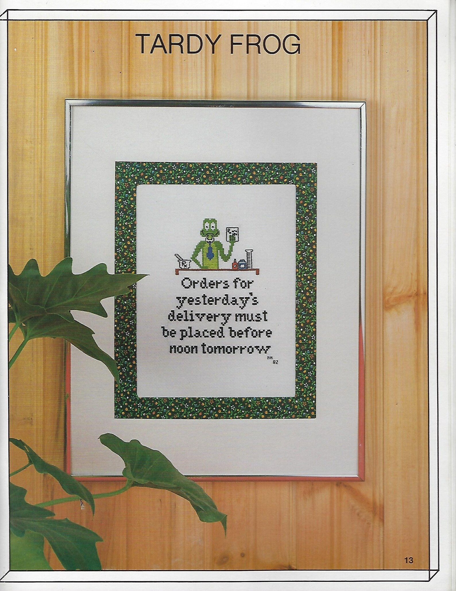 Frog Wisdom Whimsical & Witty Sayings Cross Stitch Patterns | Etsy