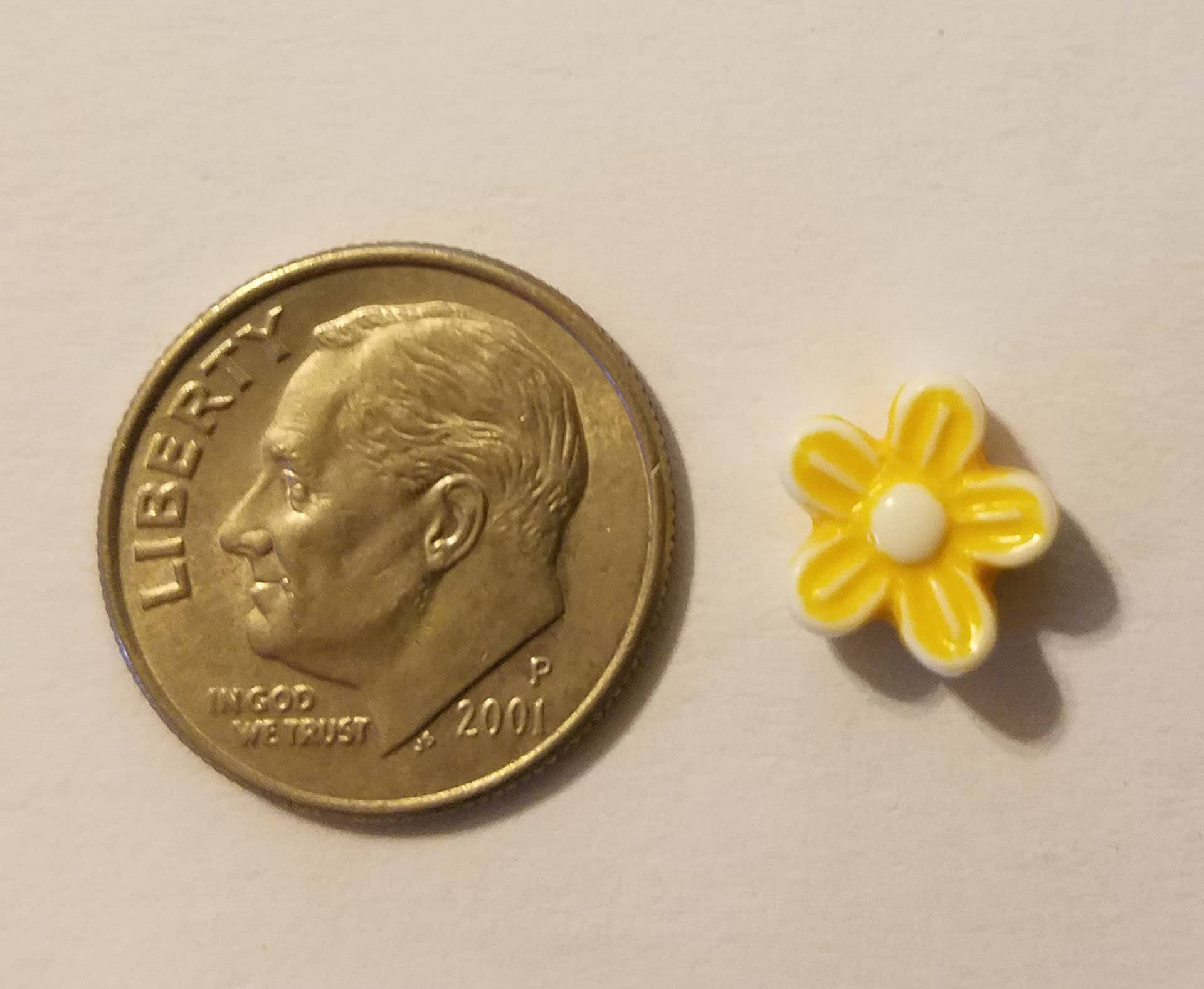 300 Pcs Daisy Flower Plastic Acrylic Craft Beads 9mm - Etsy