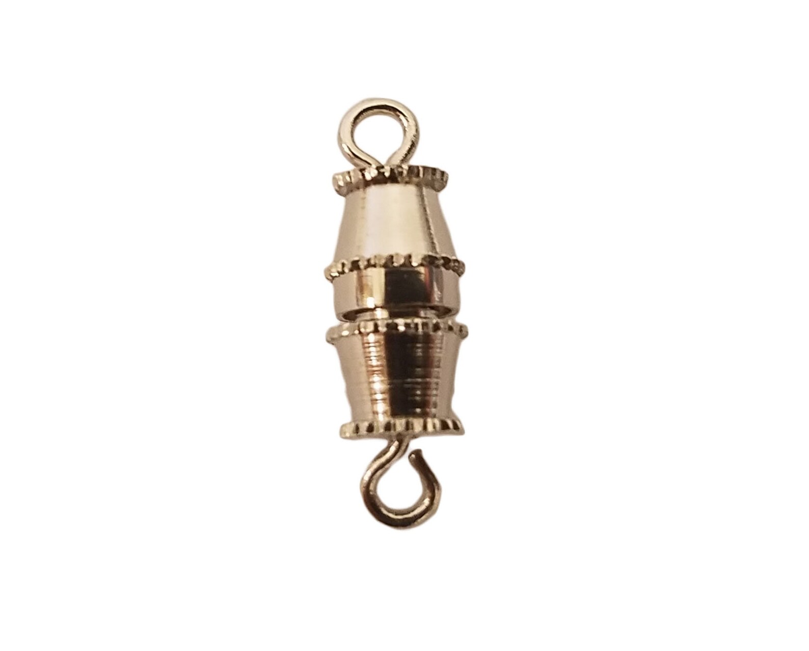 50 Pcs Gold Brass or Silver Nickel Plated Screw Barrel Jewelry Necklace ...