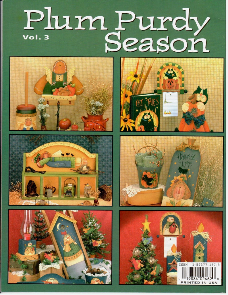 Plum Purdy Season Vol. 3 Renee Mullins Decorative Painting Patterns ...