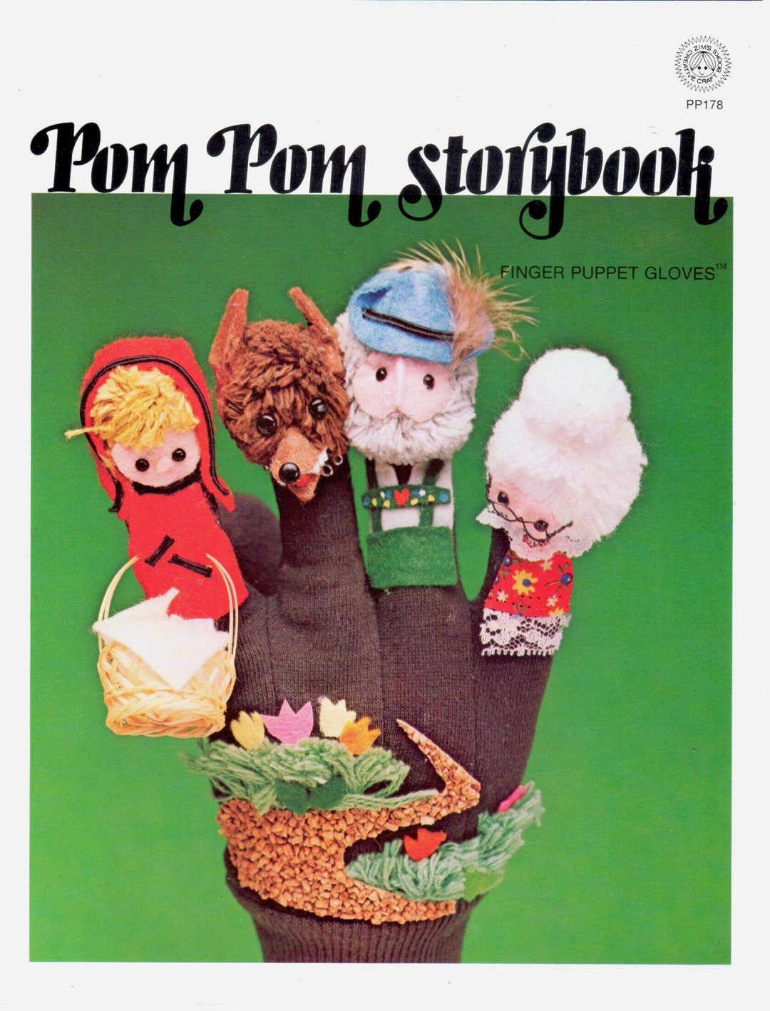 Pom Pom Storybook Finger Puppet Gloves Vintage 1970's Craft Book - Etsy