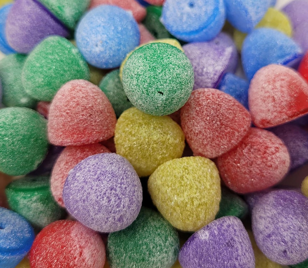 100 Pcs Medium Sugared Gumdrop Sugar Coated Gum Drop Candy Christmas ...