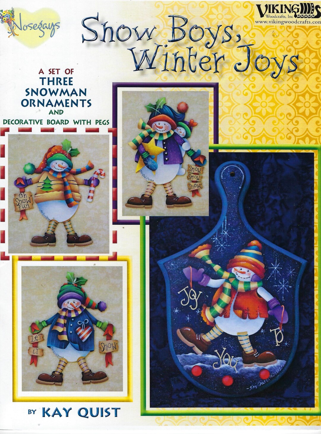 Snow Boys, Winter Joys Kay Quist Decorative Painting Christmas Craft ...