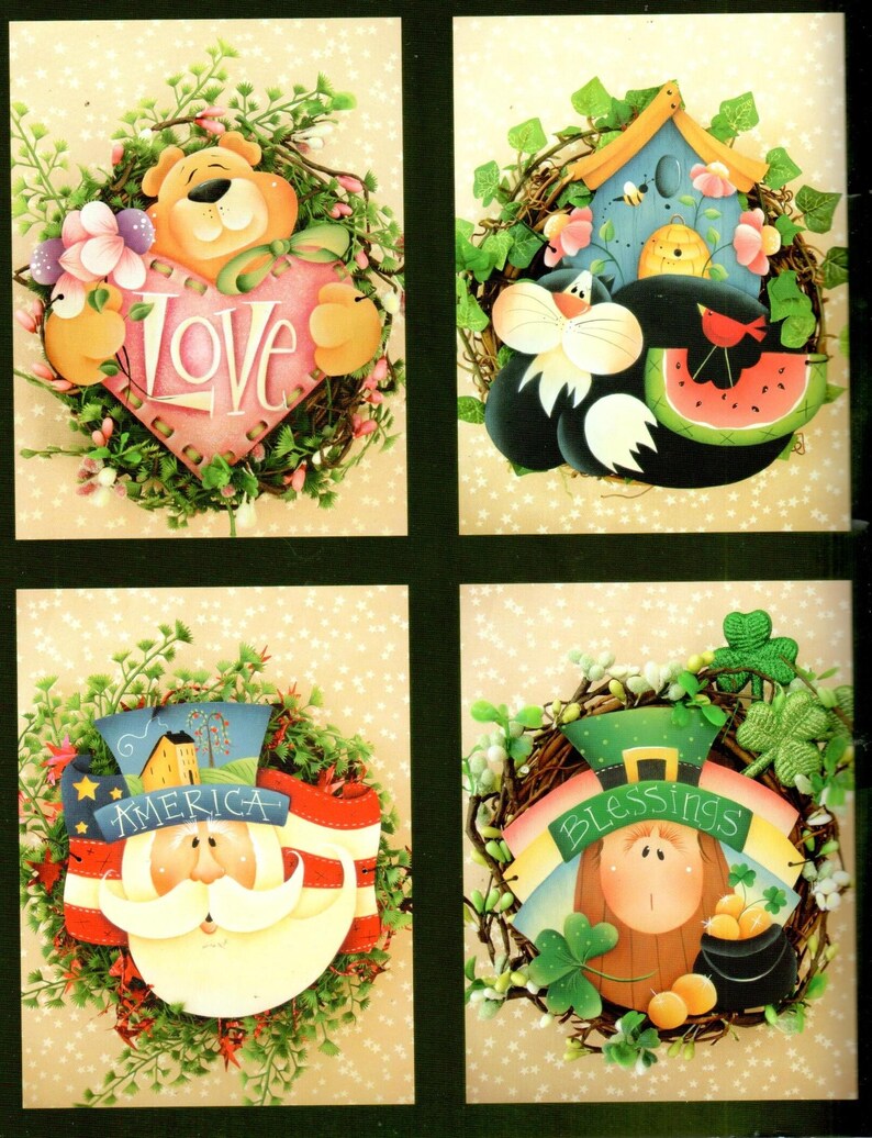 Mini Seasons Vol. 1 Renee Mullins Acrylic Decorative Painting Patterns ...