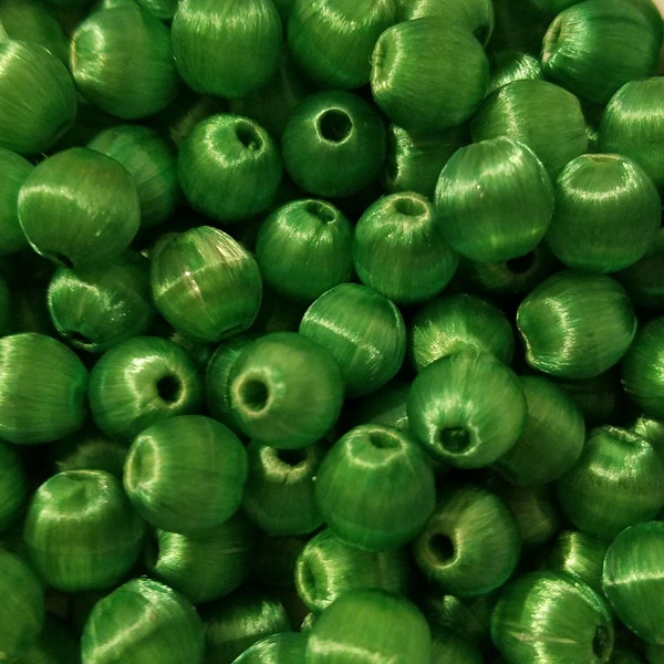 Silk Thread Beads - Etsy