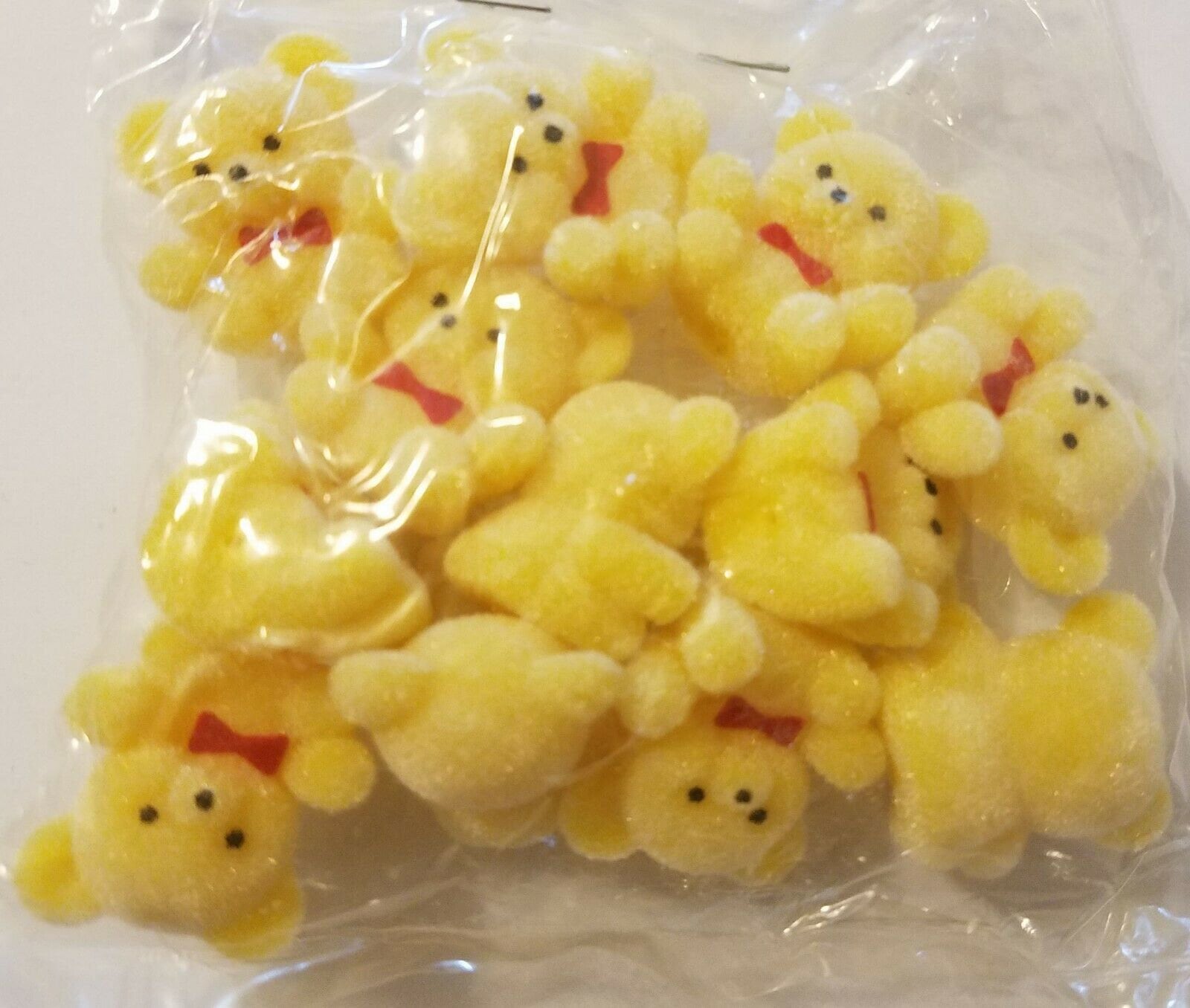 Lot of 12 Darice Craft 1 Miniature Flocked Teddy Bears | Etsy