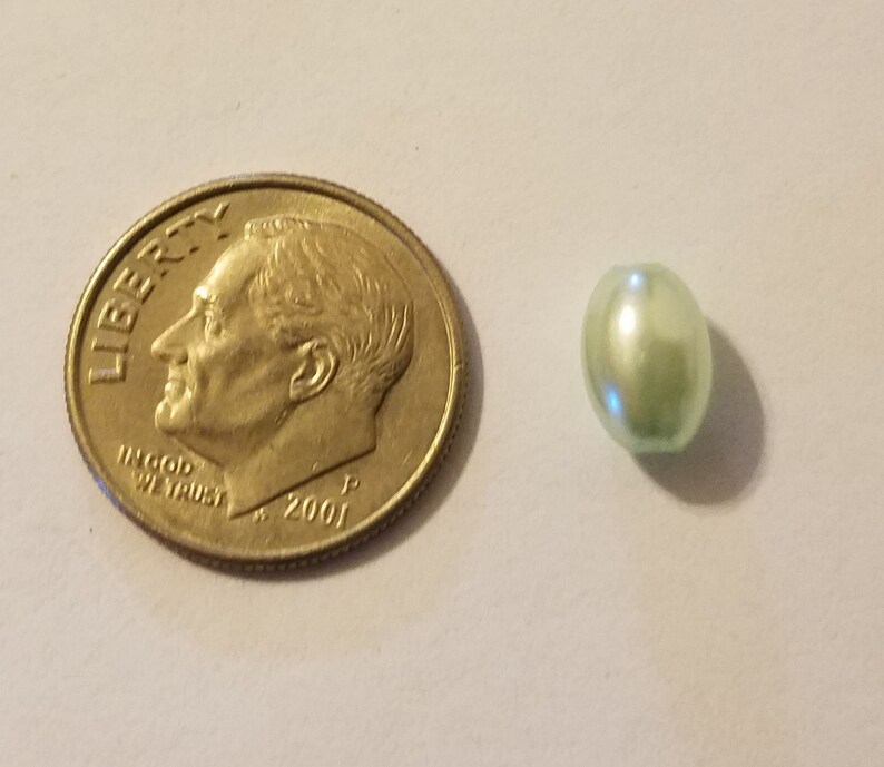 Lot of 1000 Loose Artificial Plastic Pearls 6mm X 9mm Oval - Etsy
