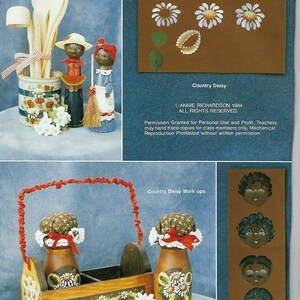 Tole Red Two Country Folk Art Painting Vintage Craft How to Instruction ...