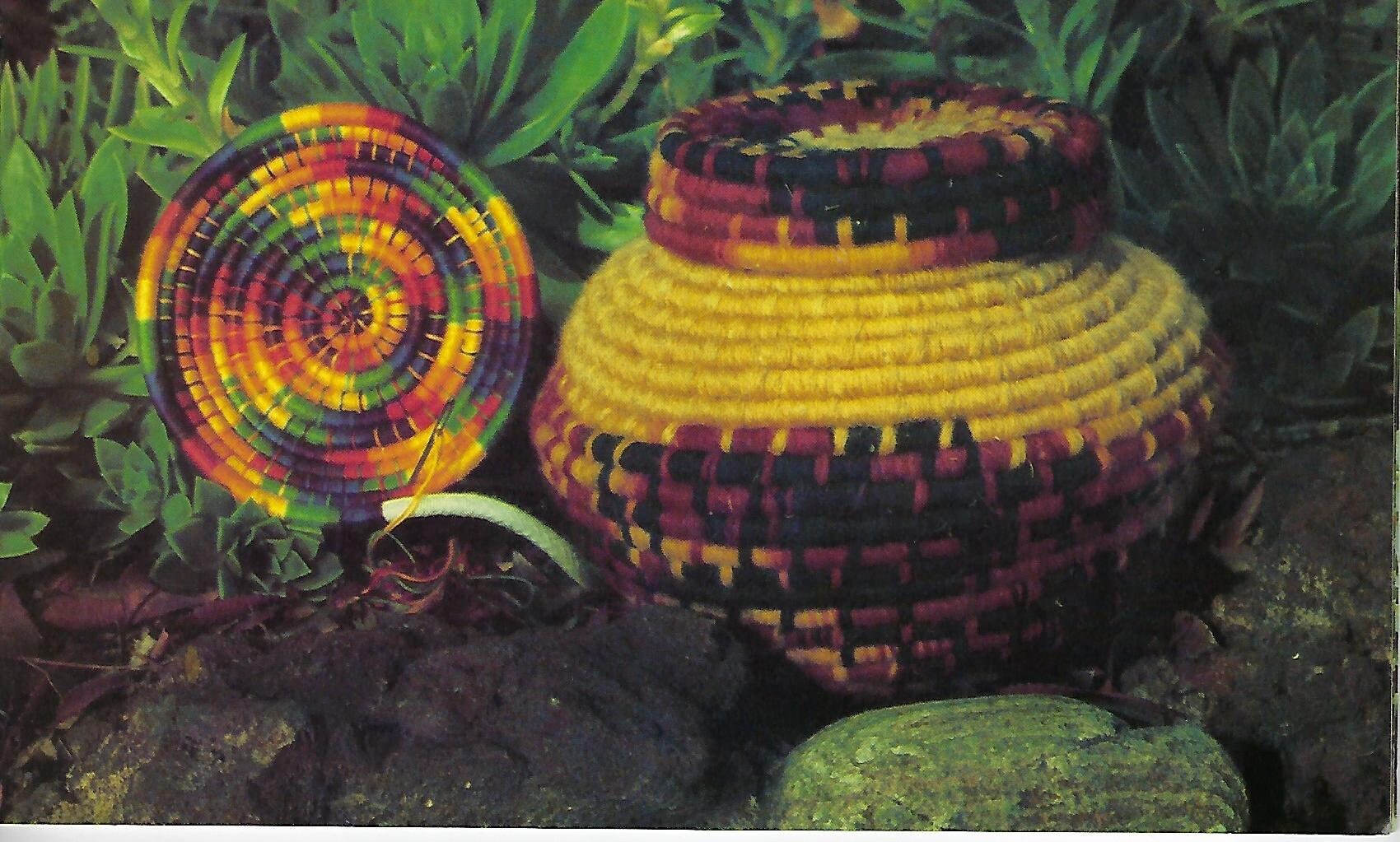 Basic Basketry with Coiling & Twining Craft Book Patterns | Etsy